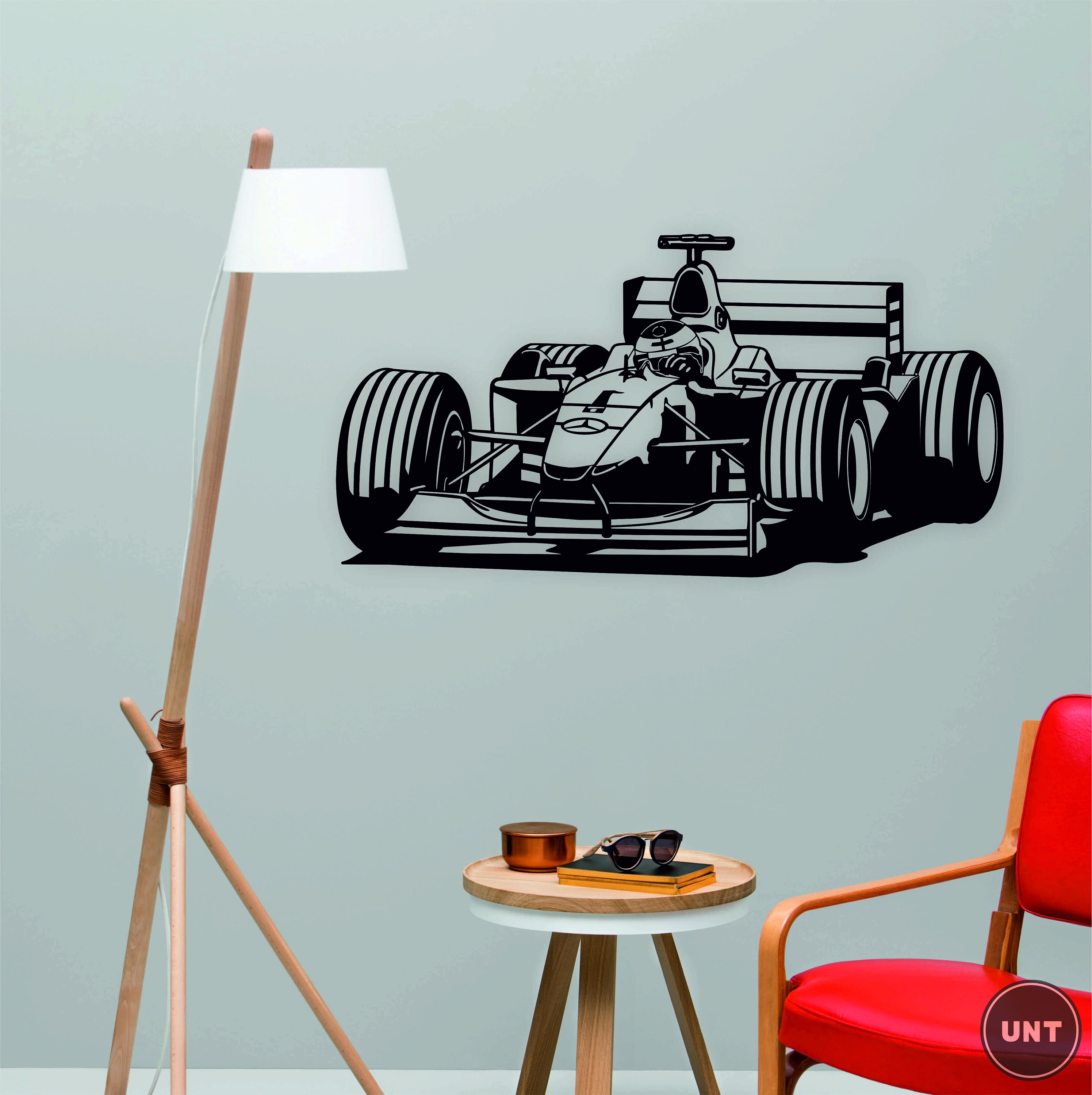 Formula 1 Wall Art Formula Racing Wall Decor Wooden Garage | Etsy