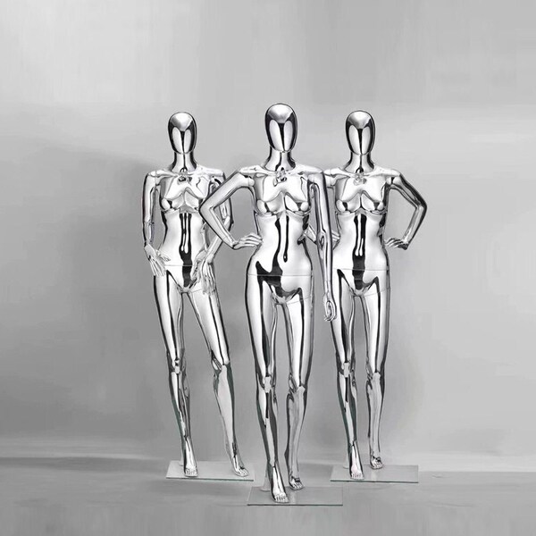 Silver Full Body Mannequin - Etsy