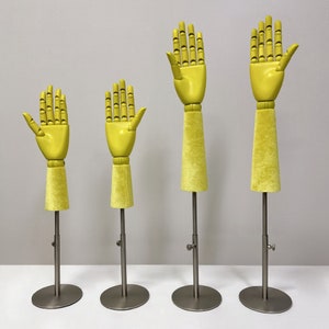 Luxury Female Left Right Wooden Mannequin Hand,colorful Velvet ...
