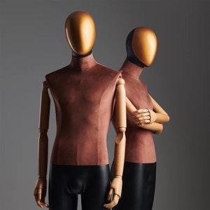 Luxury Male Female Full Body Display Mannequin,upper Bust Wrapping ...