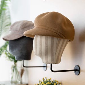 Wall Mounted Mannequin Head for Wigs,hat Display Mannequin Head Wall ...