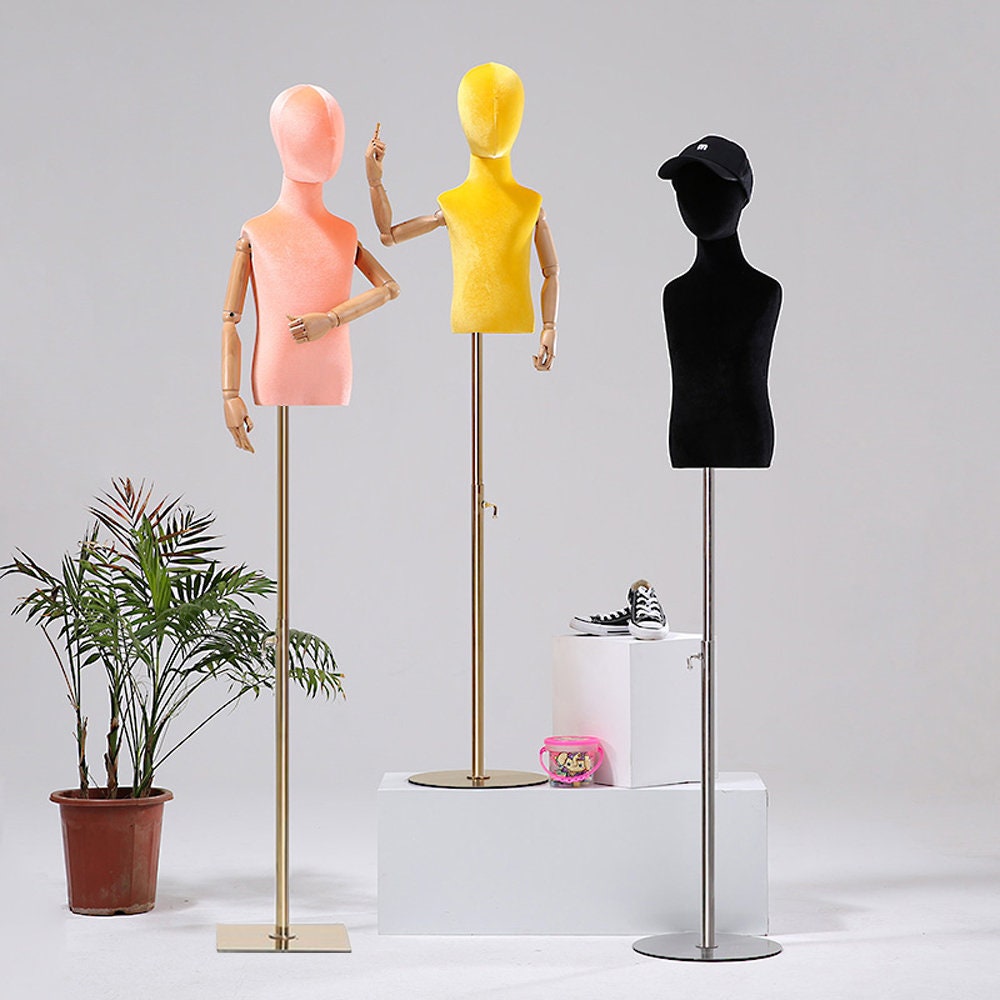 Half Body Unisex Kid Torso Mannequin Display Dress Formchild - Etsy