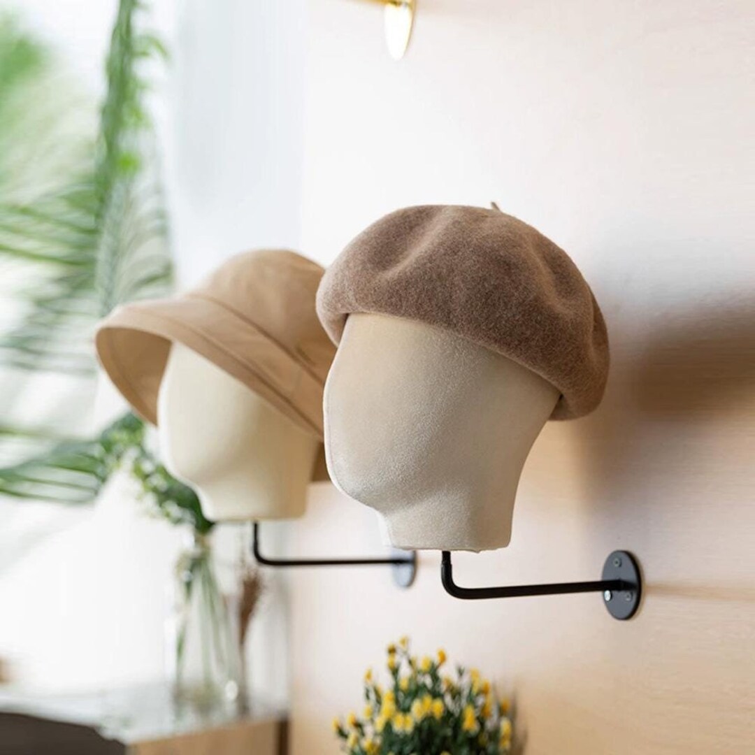 Wall Mounted Mannequin Head for Wigs,hat Display Mannequin Head Wall ...