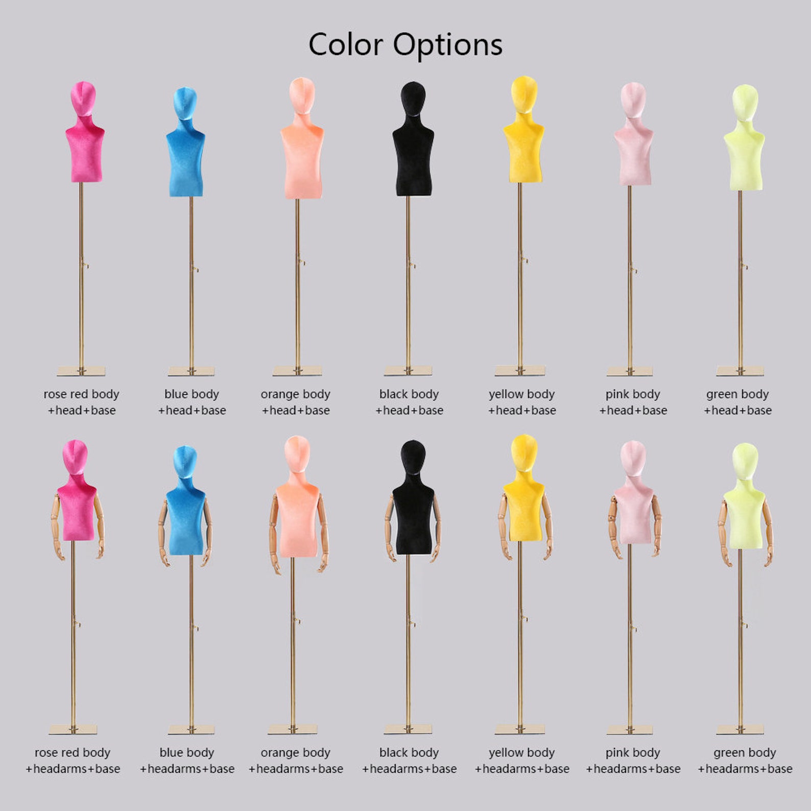 Half Body Unisex Kid Torso Mannequin Display Dress Formchild - Etsy