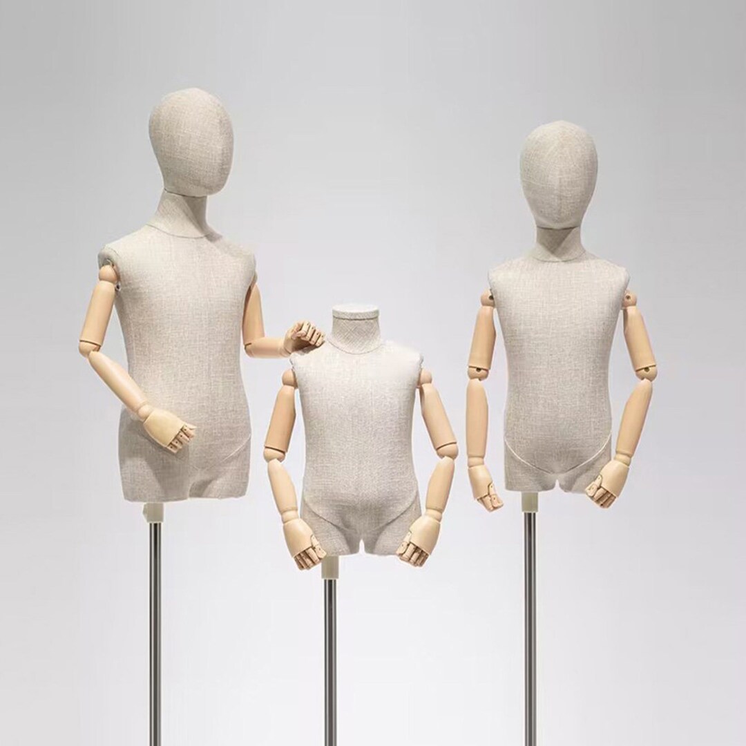 Clothing Store Kid Dress Form Bamboo Linen Dress Form,kid Display ...