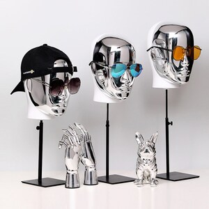 Luxury Female Silver Gold Mannequin Head Stand,jewelry Display Head ...