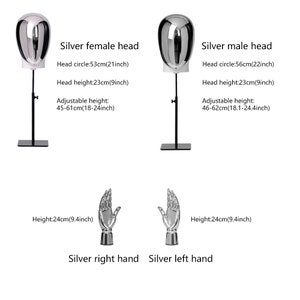 High End Chrome Gold Mannequin Head Display,hat Jewelry Display Head ...