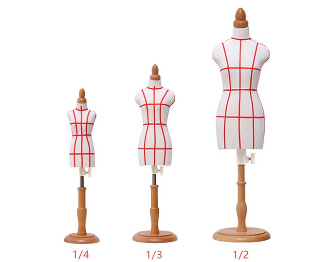 Dressmaker Mannequin miniature Furniture for Dollhouses in 1:12 Scale ...