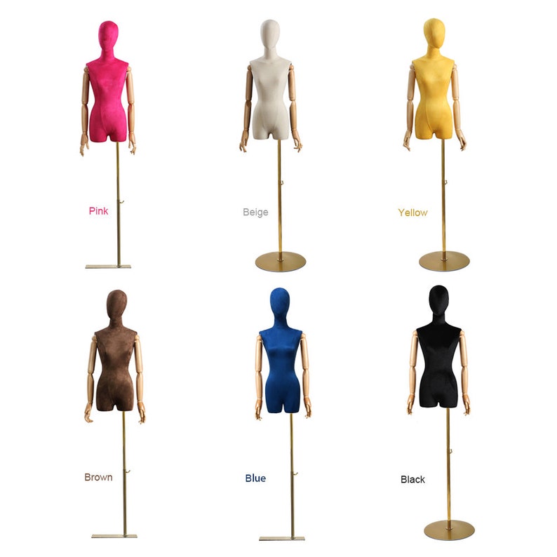 Shop Window Half Body Mannequin Torso Femaleadjustable - Etsy