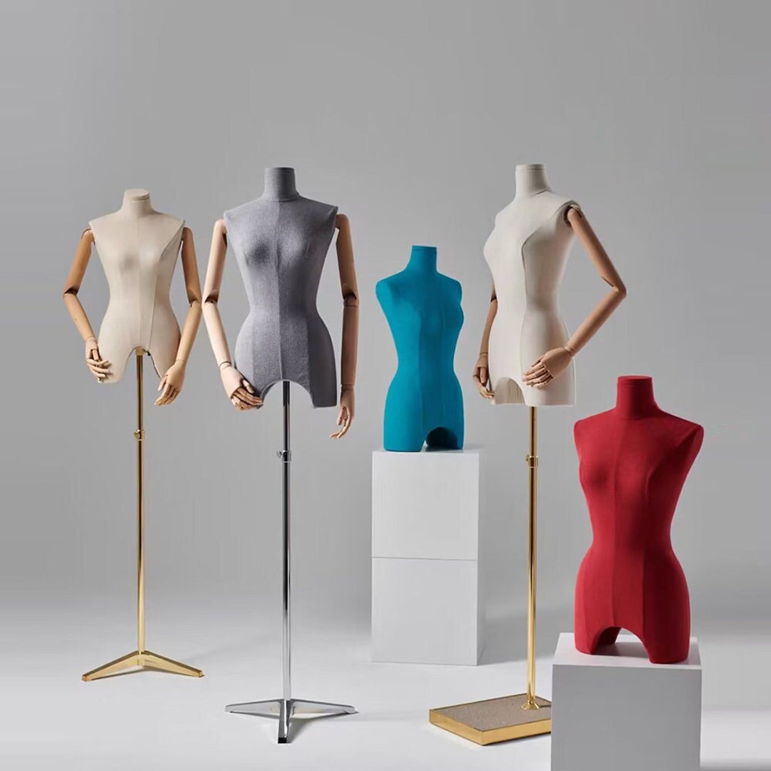 Headless Female Dress Form Mannequin Torso Display,colorful Fabric ...