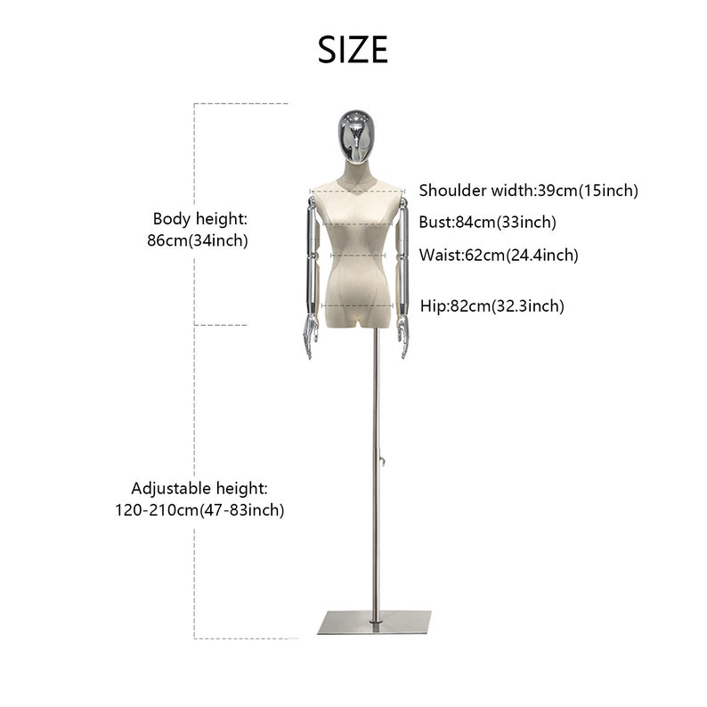 Luxury Female Velvet Display Mannequin Torso With - Etsy