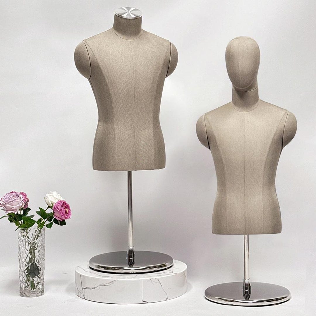 Adult Female Male Mannequin Torso for Tabletop,women Men Upper Torso ...