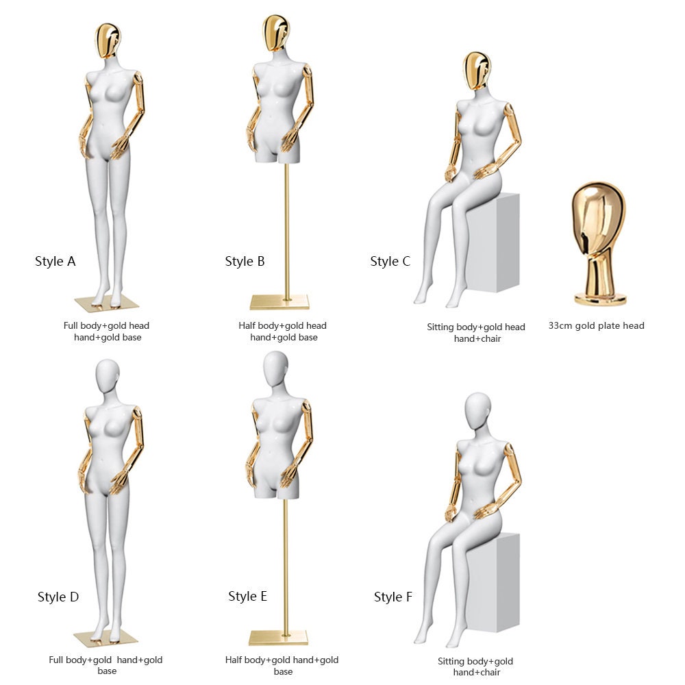 Matte White Female Mannequin Full Bodyhalf Body Women - Etsy