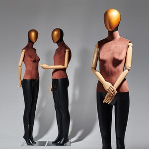 Luxury Male Female Full Body Display Mannequin,upper Bust Wrapping ...