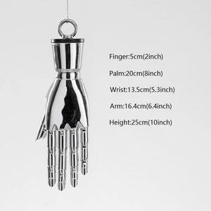Clothing Store Hanging Mannequin Hand Stand,window Display Gold Silver ...