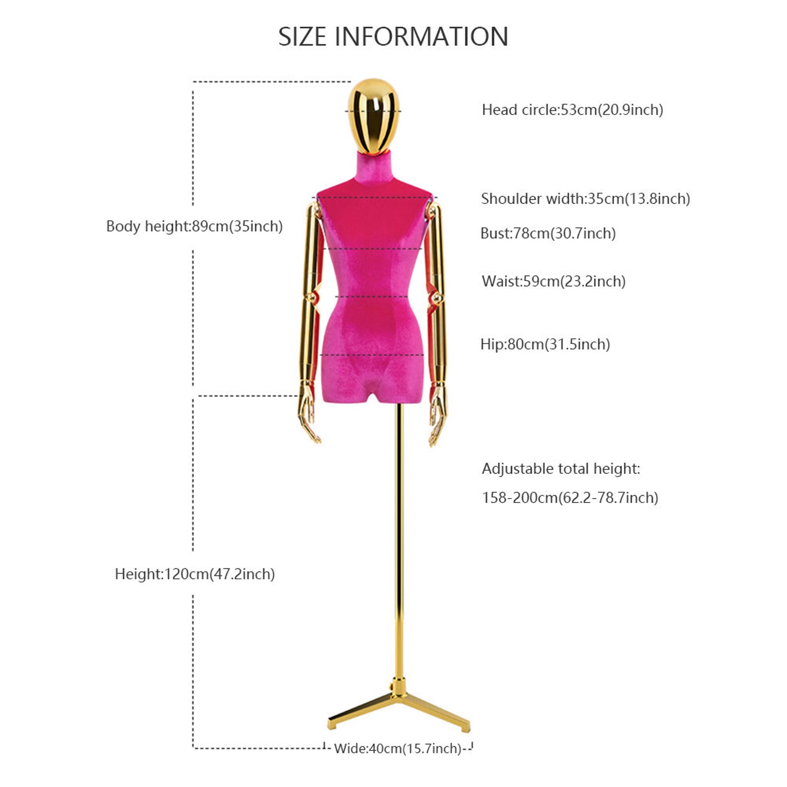 Colorful Velvet Mannequin Torso Dress Formfabric Cover Female - Etsy