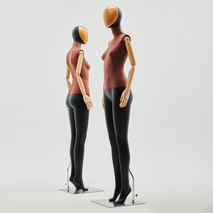 Luxury Male Female Full Body Display Mannequin,upper Bust Wrapping ...