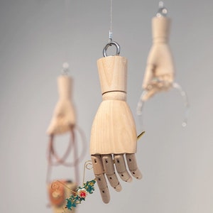 Clothing Store Hanging Mannequin Hand Stand,window Display Gold Silver ...