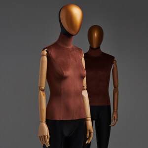 Luxury Male Female Full Body Display Mannequin,upper Bust Wrapping ...