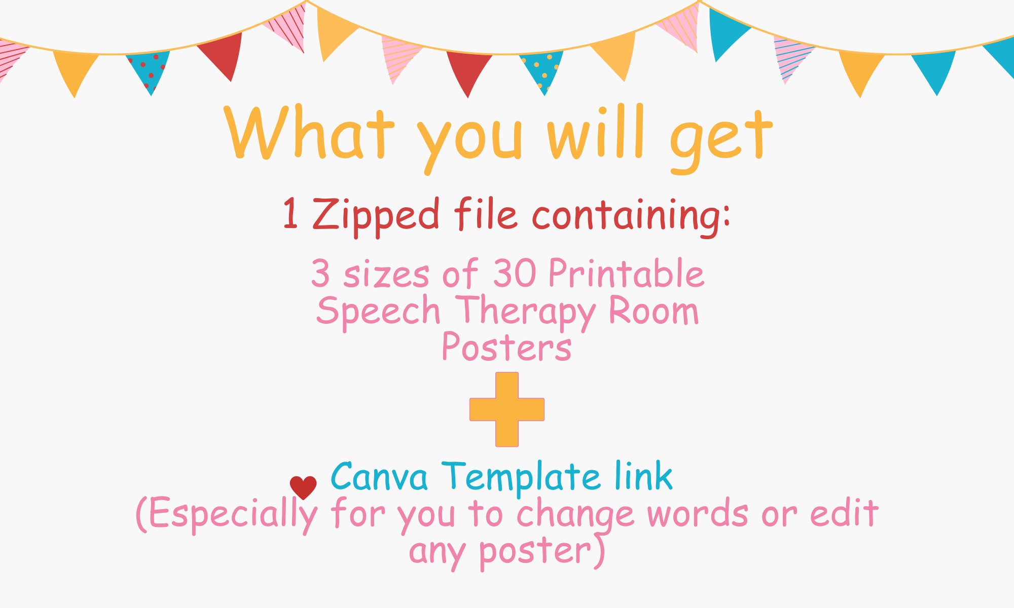 Speech Therapy Poster Bundle, 30 Speech Therapy Room Wall Decor, SLP ...