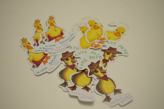 Sticker de patitos pack de 3 - Etsy México