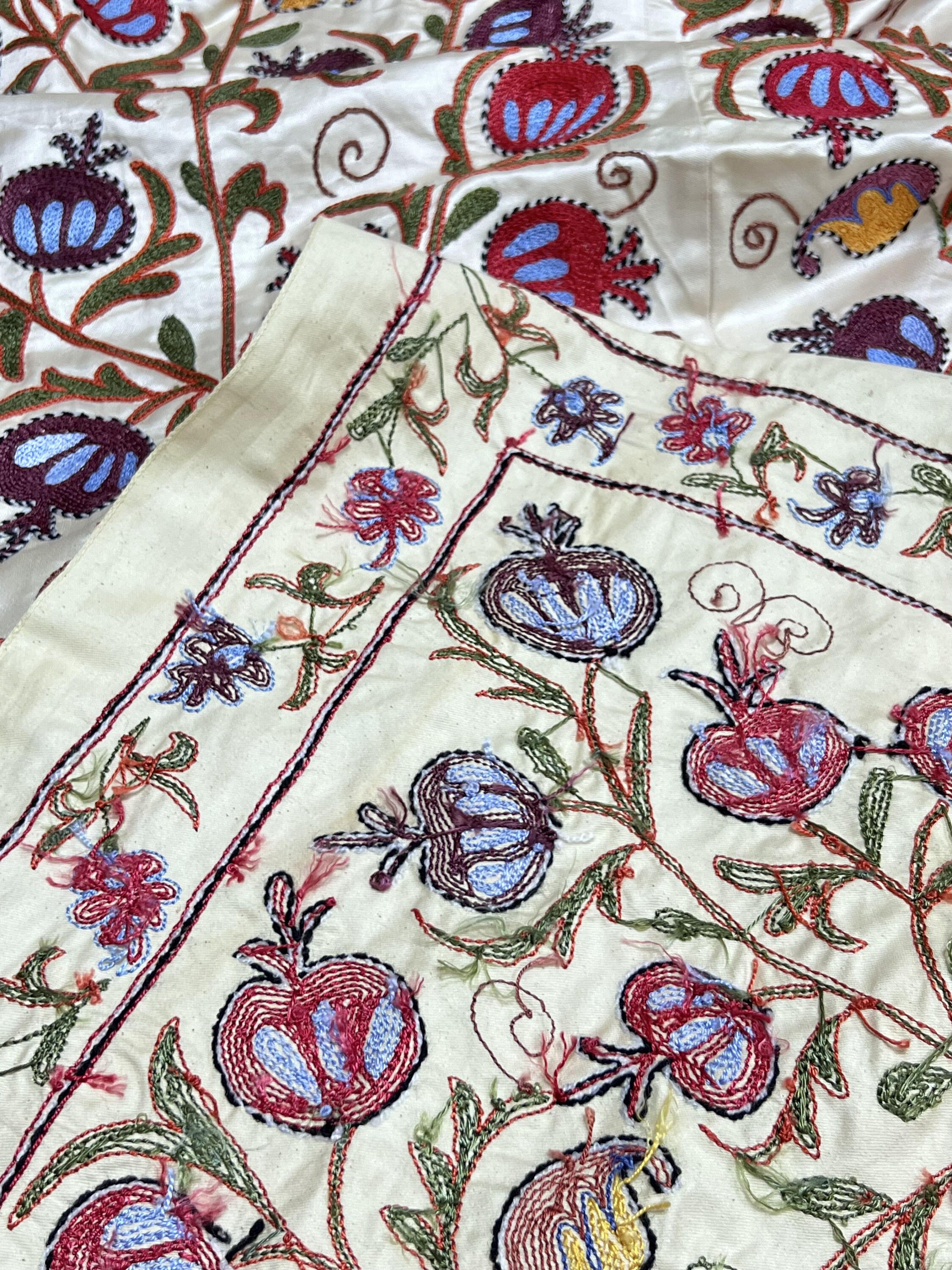 Uzbek Suzani Throw With Tree of Life Design Suzani Textile - Etsy