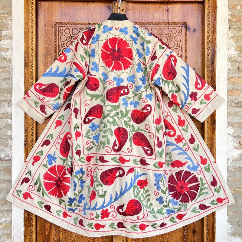 Embroidered Coat - Etsy