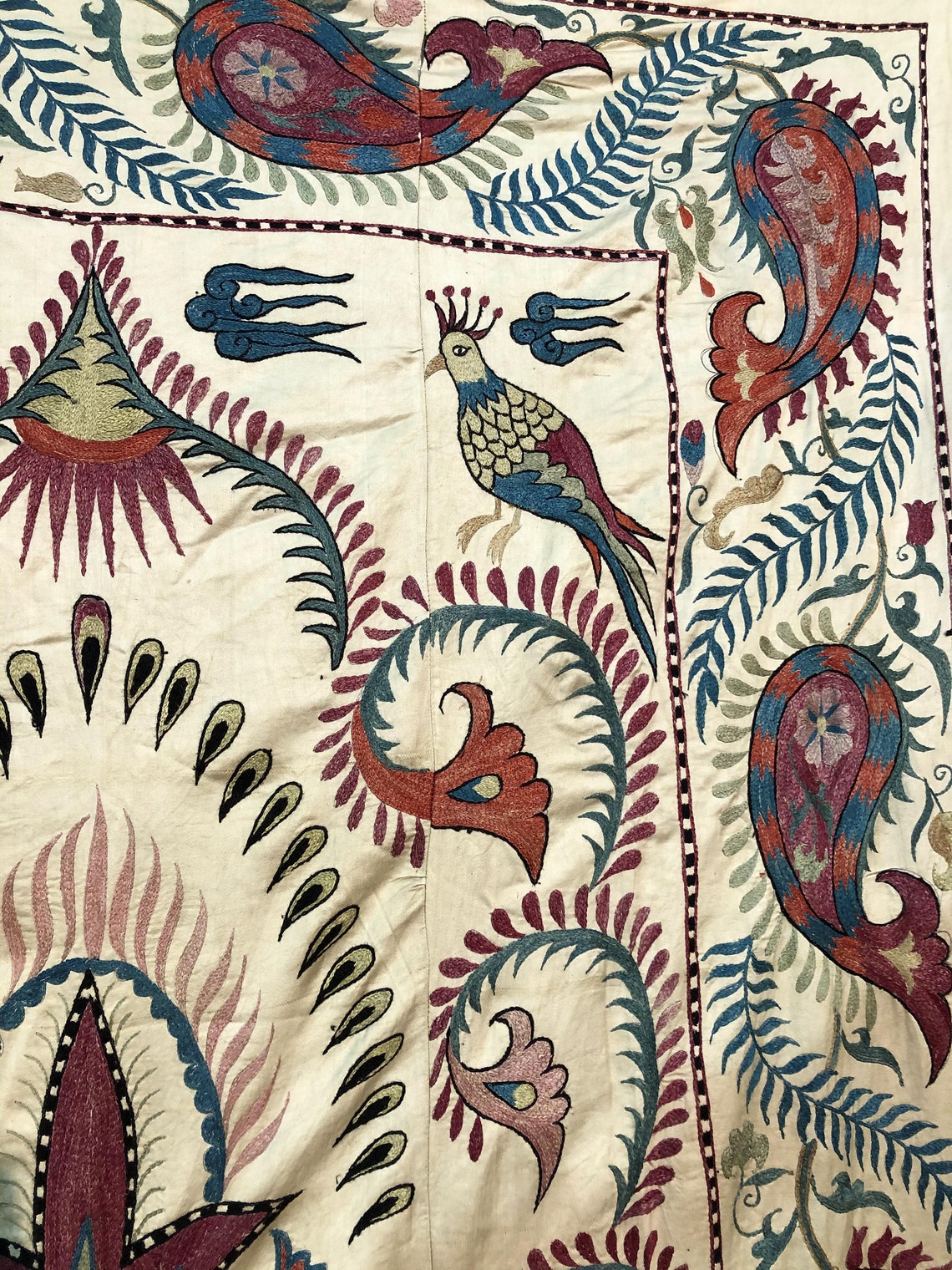 Suzanihand Made Suzani Textile Silk Suzani Bukhara - Etsy