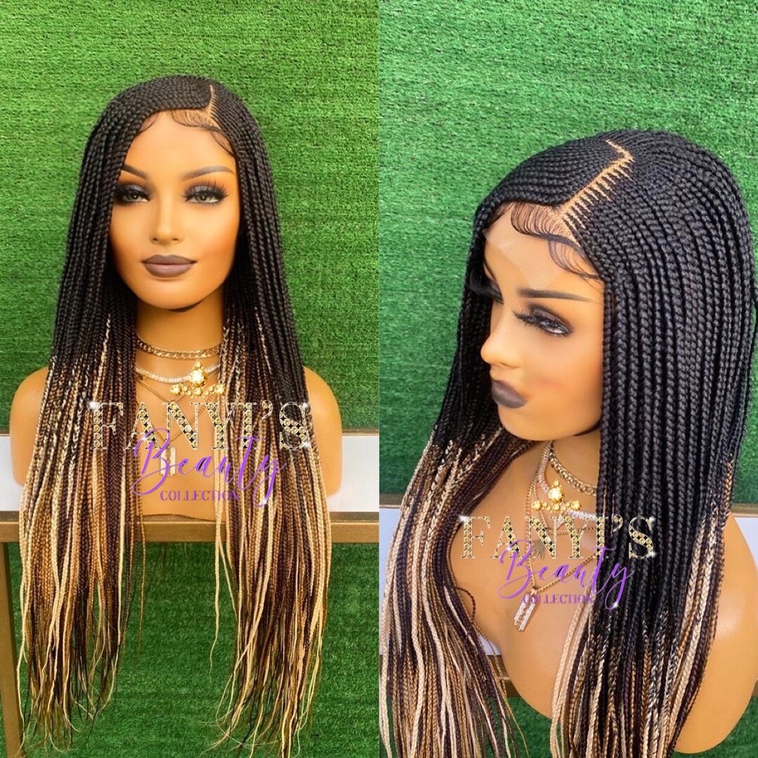 Braided Wig, Conrow Wigs, Box Braid Wig, Free Shipping Wigs, Wigs for ...