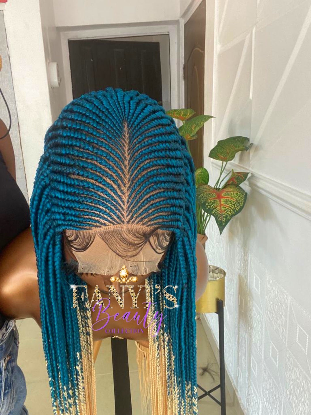 Braided Wig, Conrow Wigs, Box Braid Wig, Free Shipping Wigs, Wigs for ...