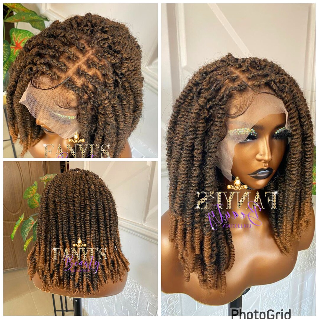 Lace Frontal Box Braids Wig, Braidedwigs.pre Order. - Etsy