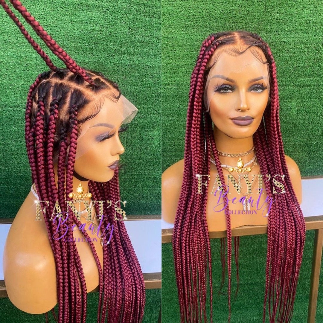 Full Lace Box Braids, READY TO SHIP, Box Braid Wig, Braidedwigs, Full ...