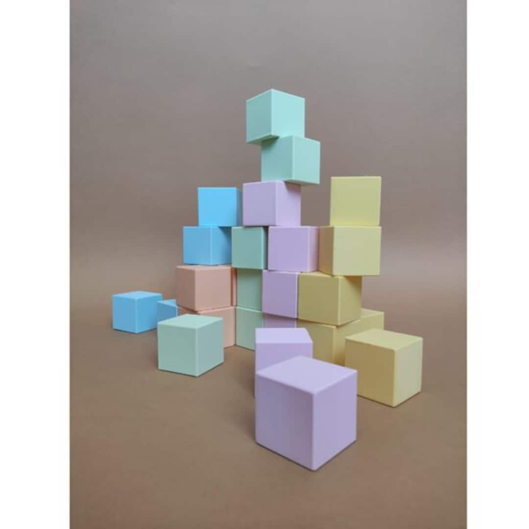 3D Printed Toy Bricks Pastel Colors BIO PLA - Etsy