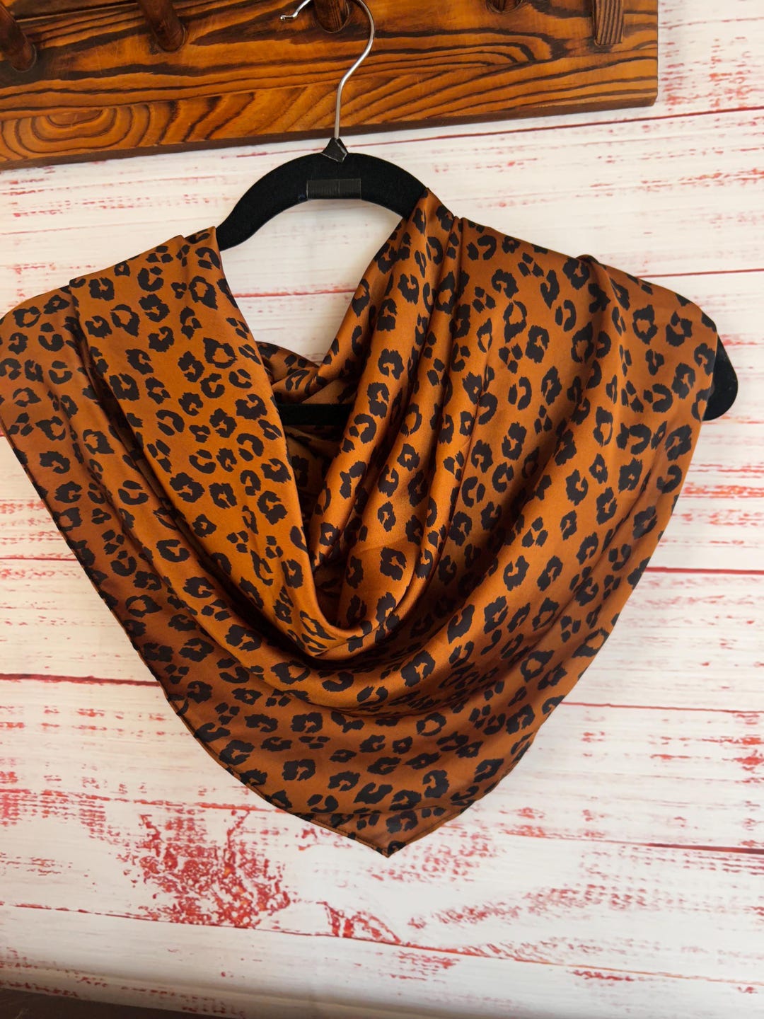 Leopard Wild Rag / Animal Print Wild Rag / Wild Rag / Square Scarf ...
