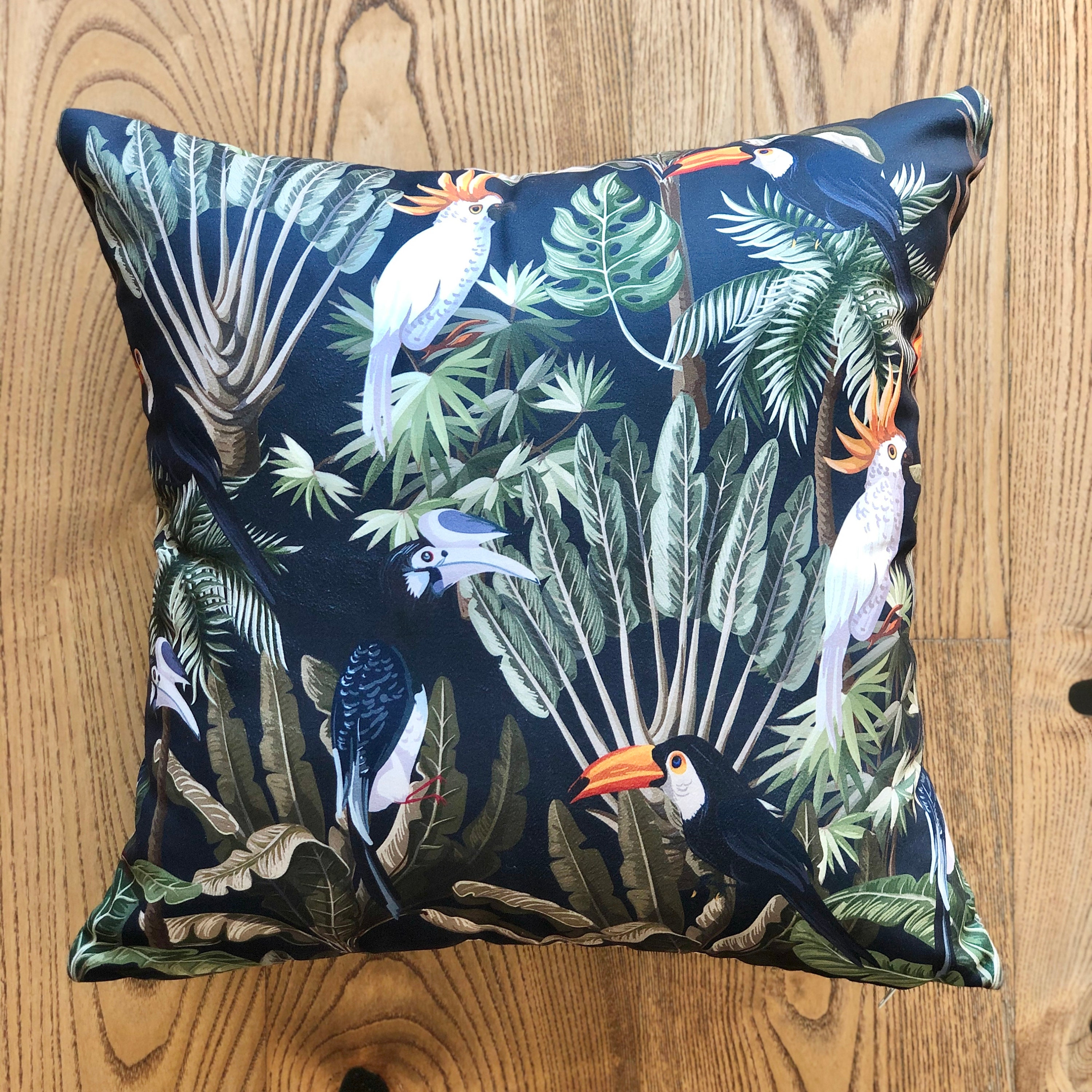 Set of 2 Tropical Cushion Cover Square Throw Pillowcase | Etsy