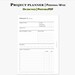 Project Planner Printable Insert for Personal Wide Planner, for Action ...