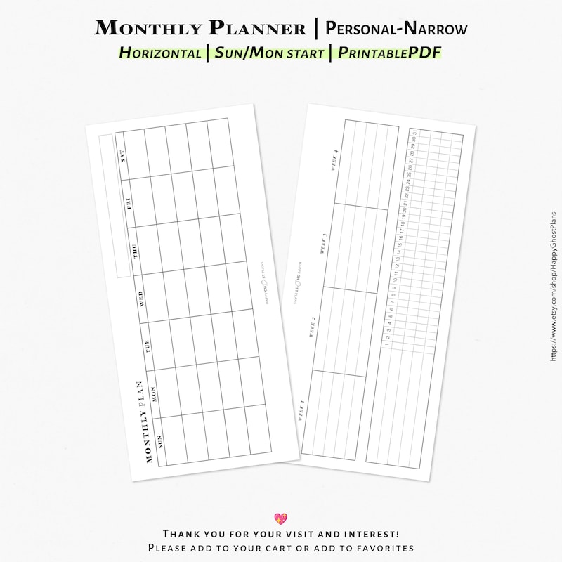 Skinny Planner Binders - Etsy