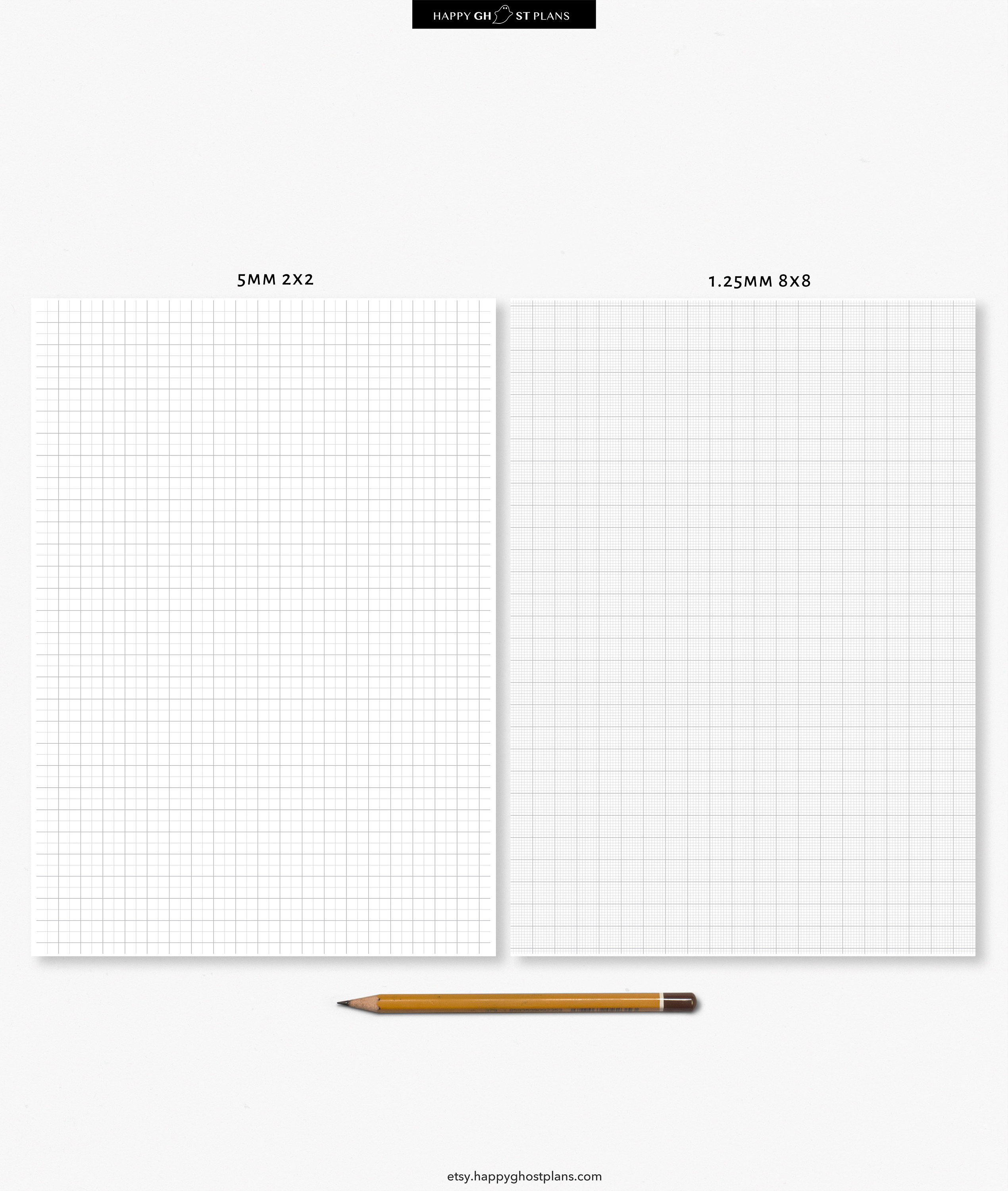 Square Grid and Dot Grid Printable PDF A4 Letter Paper - Etsy