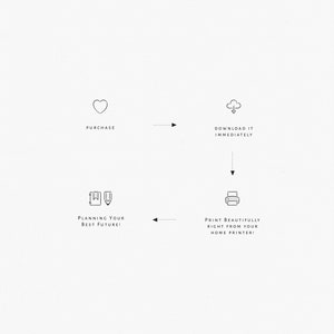 2025 Monthly Planner, Printable Inserts for Mini Size Planner | Two ...