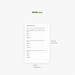 Contact List Printable PDF Mini Size Inserts | Contact List Organizer ...