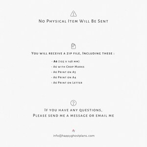 2025 Future Logs, Printable 2025 Yearly Planner for A6 Planner Insert ...