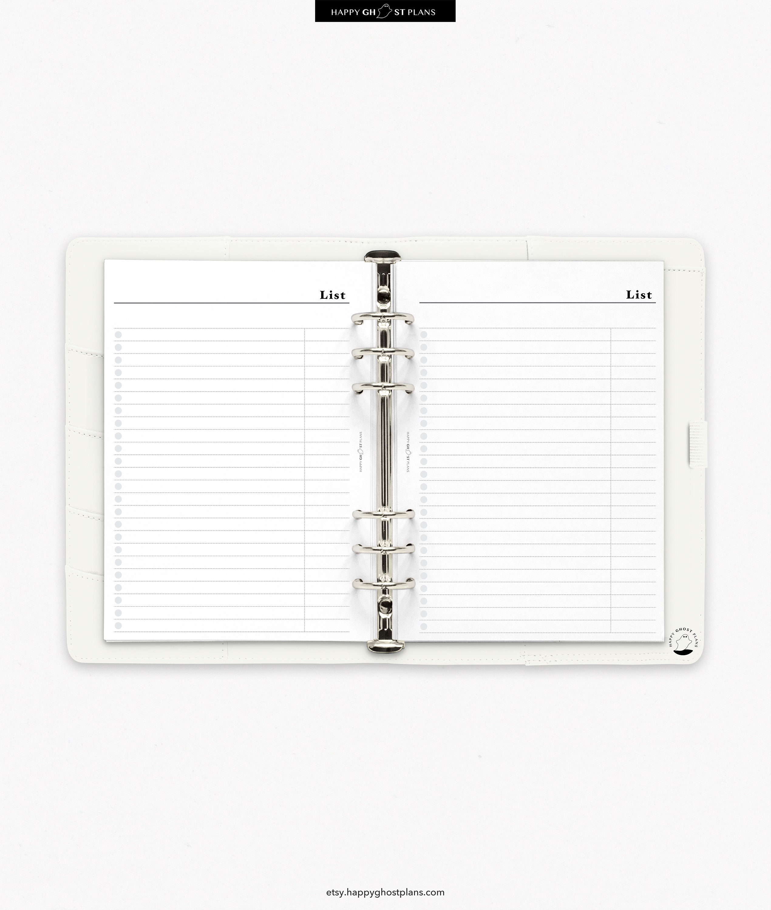 Checklist Template Printable A5 Planner Insert To-do List Shopping List ...