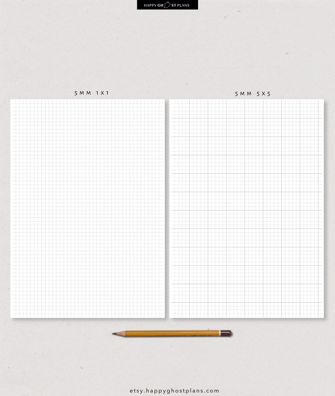 Square Grid and Dot Grid Printable PDF A4 Letter Paper | Etsy