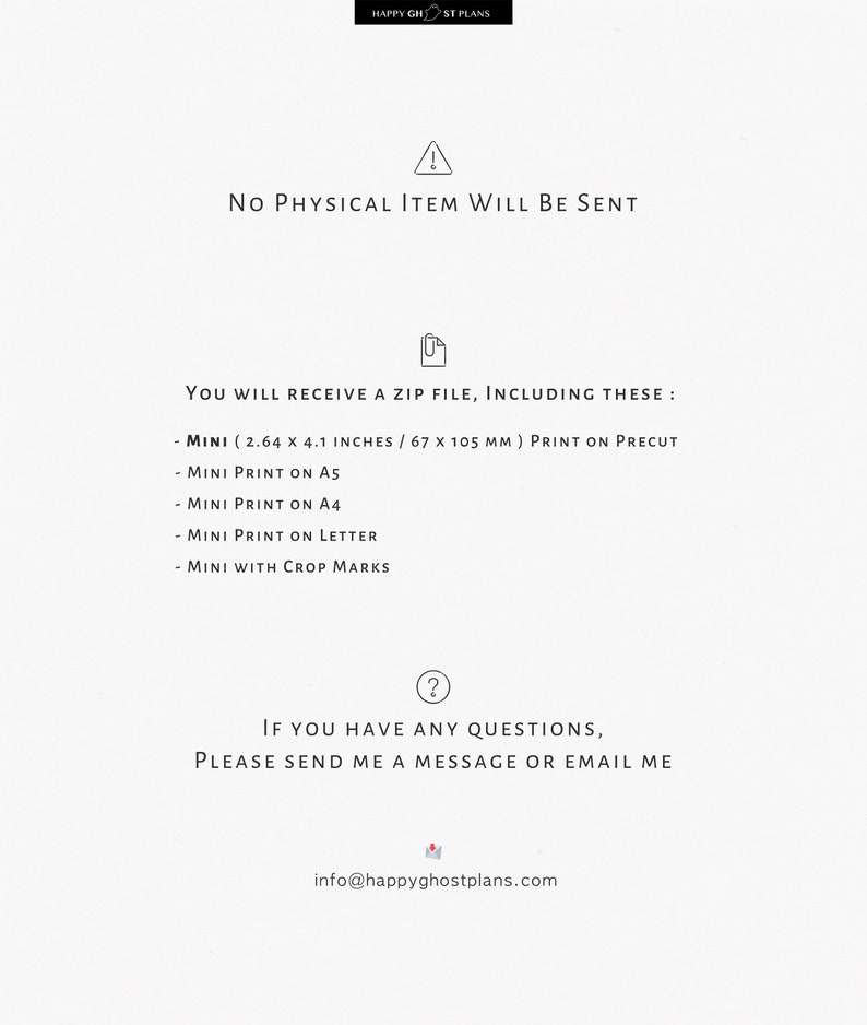 2025 Monthly Planner, Printable Inserts for Mini Size Planner | Two ...