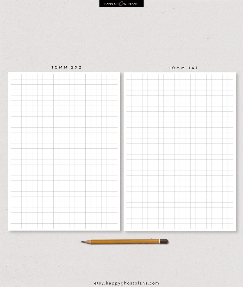 Square Grid and Dot Grid Printable PDF A4 Letter Paper - Etsy