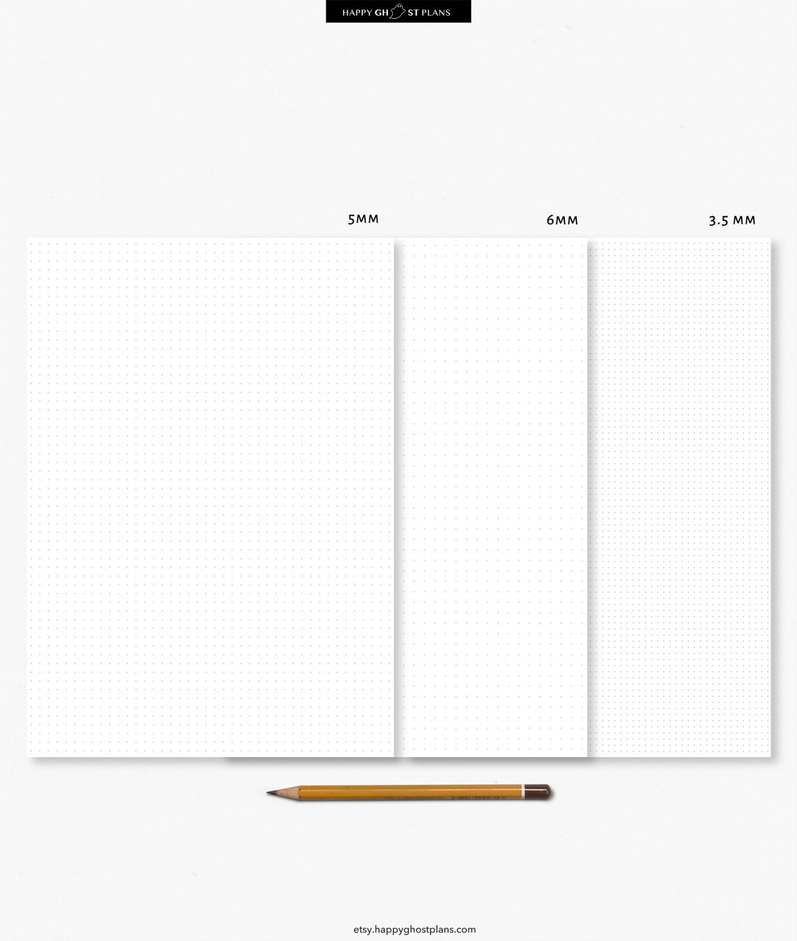 Square Grid and Dot Grid Printable PDF A4 Letter Paper - Etsy