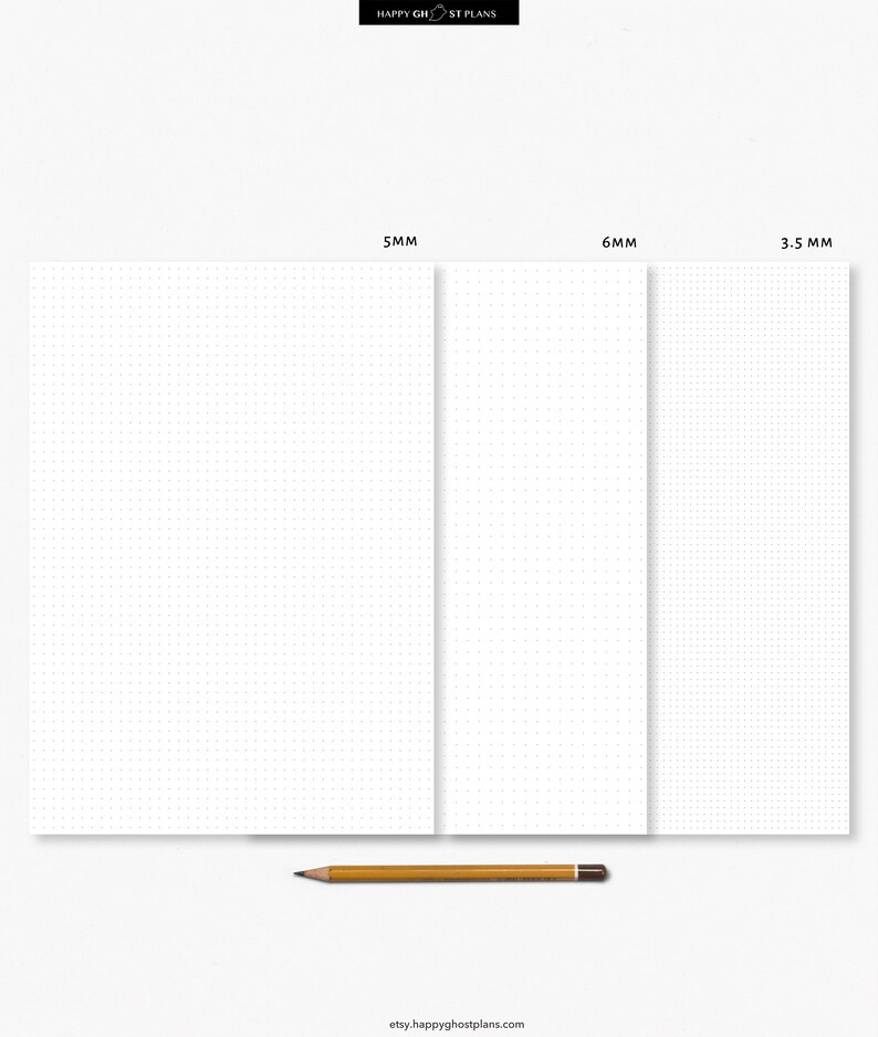 Square Grid and Dot Grid Printable PDF A4 Letter Paper - Etsy