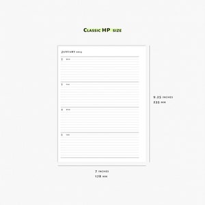 2023 Weekly Planner Printable Classic Happy Planner Inserts - Etsy