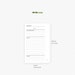 Mini Daily Planner Printable: Undated Grid Insert (2.6x4.1") (PDF ...