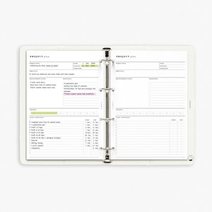 Project Planner Printable Insert for A4 and Letter Size Planner, for ...